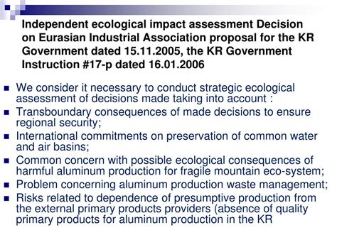 Ppt Eia Application In The Transboundary Context Powerpoint