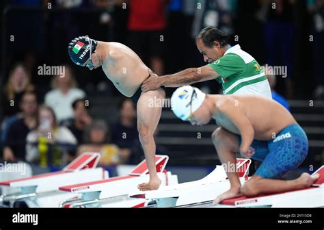 Mexicos Christopher Gregorio Tronco Sanchez Ahead Of The Mens 50m Breaststroke Sb2 Final At
