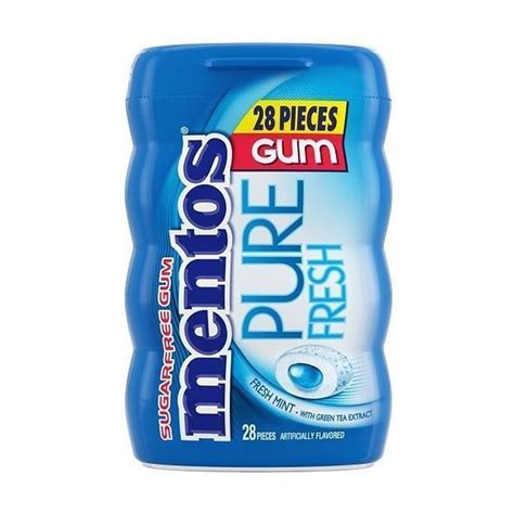 Mentos Gum Bottle Fresh Mini 28ct Nimbus Imports