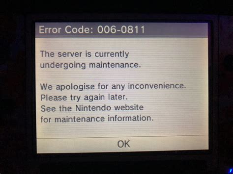 Nintendo Server Down R3ds