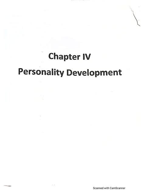 Module 3 Personality Development Pdf