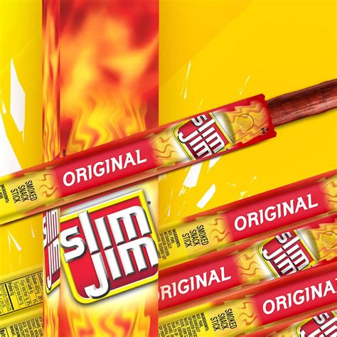 Slim Jim Original 120 Count Beef Snack Sticks Amerikasepetim