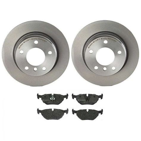 Brembo Oe Rear Brake Kit Prem Lowmet Padsprem Uv Coat Rotors Bmw