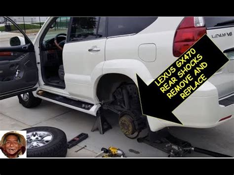 2003 2009 Lexus Gx470 Rear Shocks Remove And Replacement Youtube