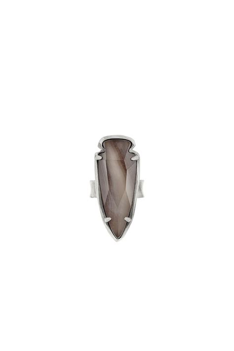 Silver Arrowhead Kenny Ring By Kendra Scott Rent The Runway
