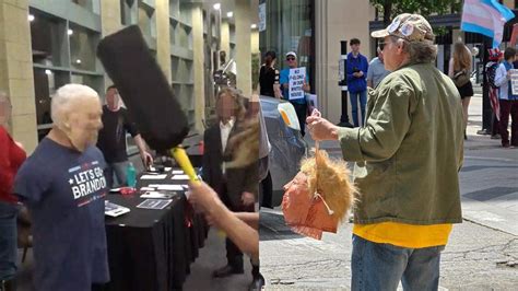 Republicans Shocked By Fake Severed Head At Anti Trump Rally Wichita