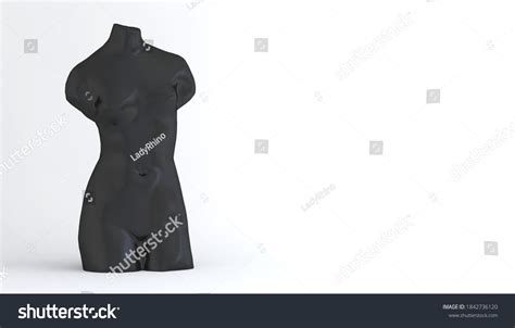Naked Lady Figure Black Statue Creative Stock Illustration Shutterstock