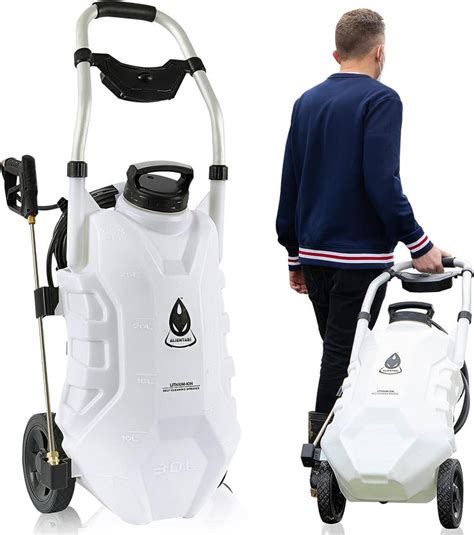 Alientabi Battery Powered Sprayer With Cart