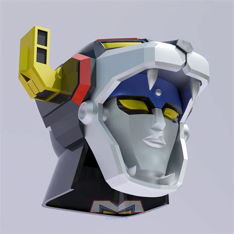 🪖 Golion Voltron Head Helmet Wearable・ 3d File For 3d Printing・cults