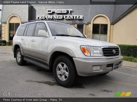 Natural White 1999 Toyota Land Cruiser Ivory Interior Gtcarlot