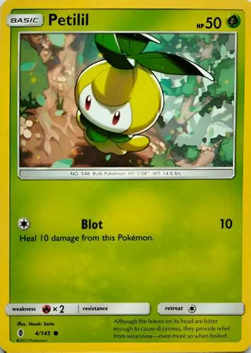 Pokemon Tcg Petilil 4145 Inglés Petilil Meses Sin Interés
