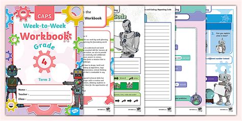 Robotics And Coding Caps Workbook Grade 4 Term 3 Twinkl