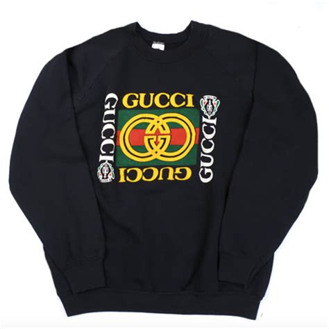 Vintage Gucci Sweatshirt 90s Hip Hop Rap Bootleg For All To Envy