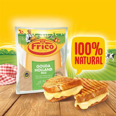 Frico Gouda Holland Mild Cheese 295 G Online At Best Price Lulu Qatar