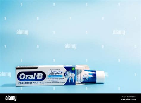 Germany Berlin November 26 2024 A Tube Of Toothpaste With The Brand