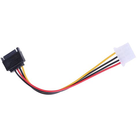 Sata To Ide Power Cable 15 Pin Sata Male To Molex Ide 4 Pin Female