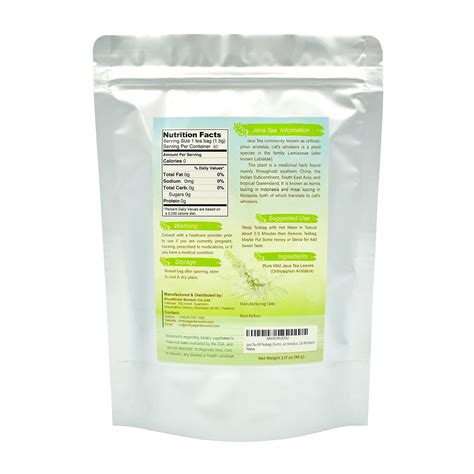 Wild Java Tea 60 Teabags Kumisukuchin Orthosiphon Aristatus Cat Whiskers Krittiya Garden World