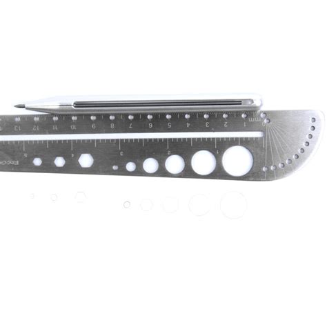 Multifunction Ruler Compasses Protractor Stainless Grandado