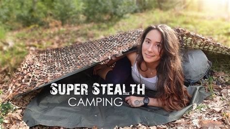 Super Stealth Camping 👀 Solo Wild Camping Close To A Road But Completely Hidden Stealth