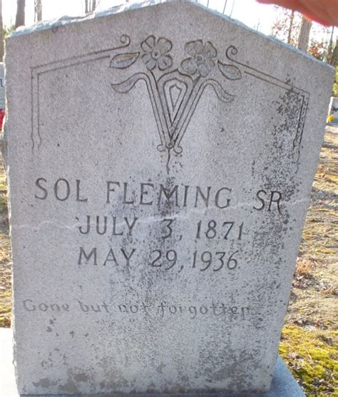 Solomon Buck “sol” Fleming Sr 1871 1936 Find A Grave Memorial
