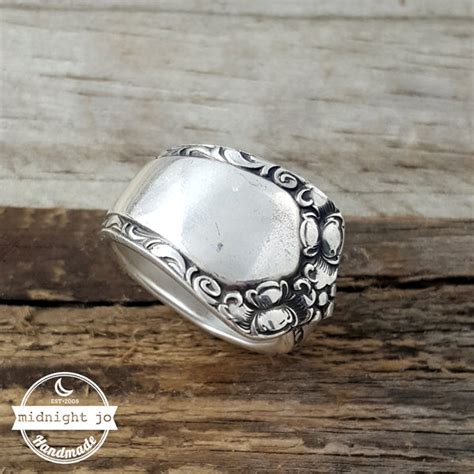 Rosemary Easterling Sterling Silver Spoon Ring Midnight Jo