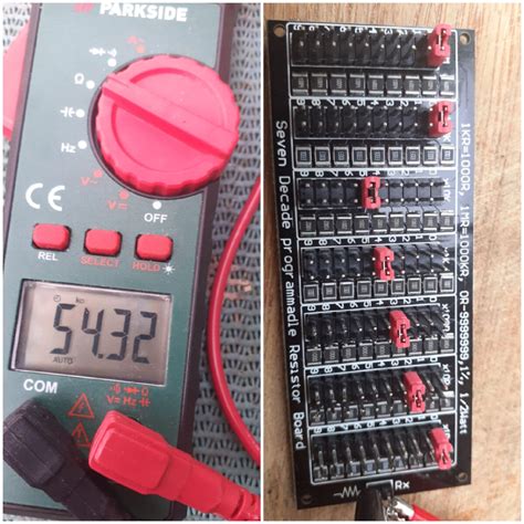 Seven Decade Programnadle Resistor Board