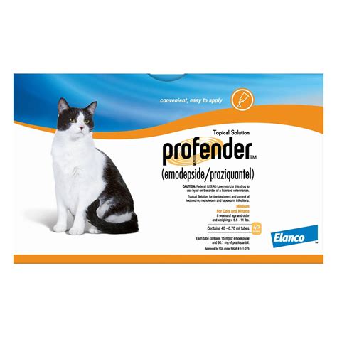 Buy Profender Medium Cats 070 Ml 55 11 Lbs Free Shipping