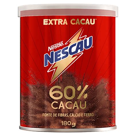 Achocolatado PÓ 60 Cacau Nescau Extra Cacau Lata 180g Gtin Ean Upc 7891000377727 Cadastro