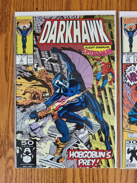 Darkhawk Comic Book Lot Of 2 Darkhawk 2 Second App And 13 Etsy