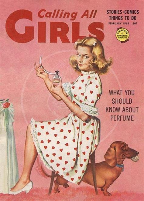 Calling All Girls Feb 1963 10x14 Giclée Canvas Print Of A Vintage