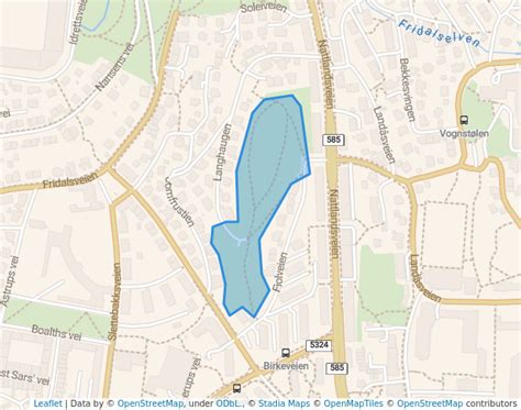 Langhaugen In Bergen Map And Routes