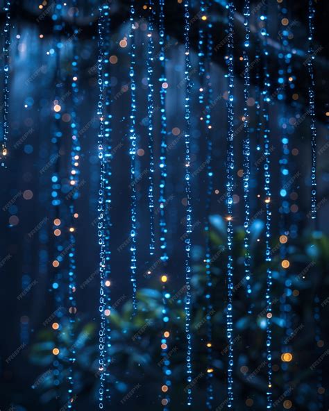 Digital Rain Of Binary Code Falling Against A Background Premium Ai Generated Image