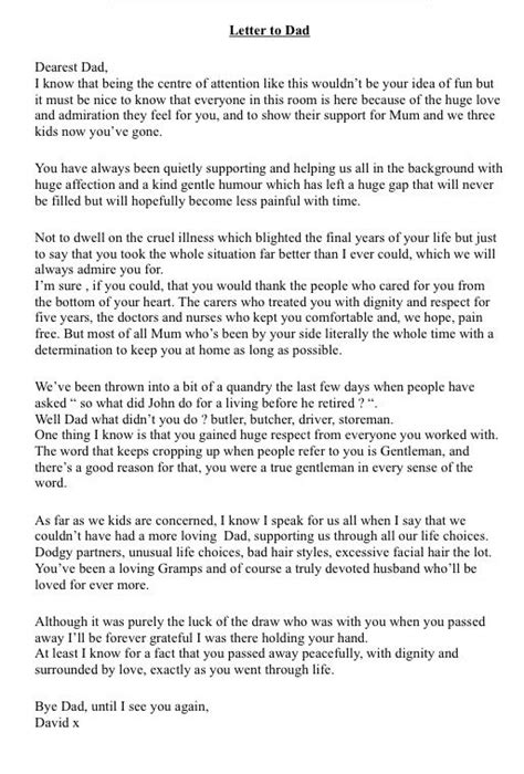 Sample Letters Father To Daughter