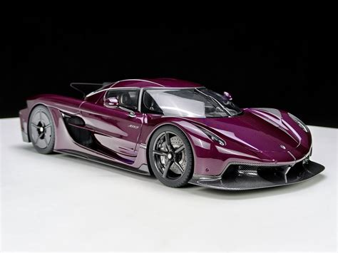 Koenigsegg Jesko Absolut Purple Carbon 1 18 Frontiart F189 198