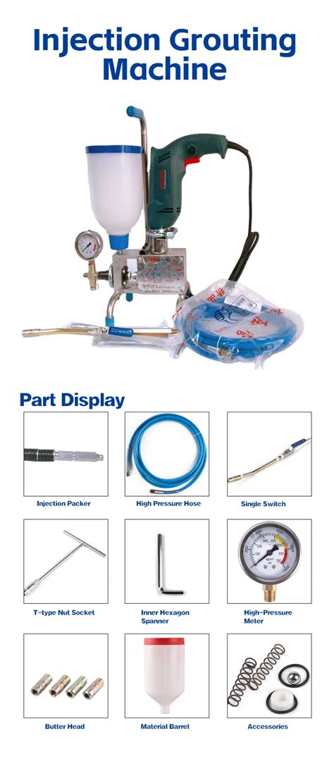 Grouting Injection Pressure Grouting Injection Pump Grouting Injection