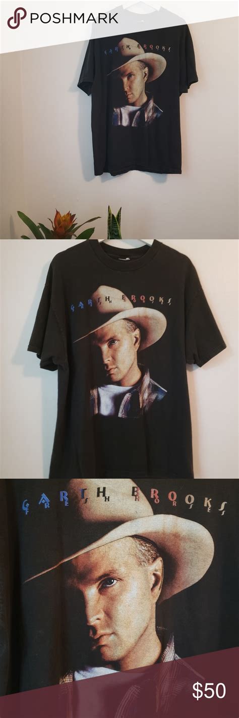 Vtg Garth Brooks 96 Tour Tshirt Garth Brooks Concert Tshirts