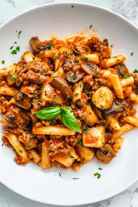 Mushroom Bolognese Recipecoo