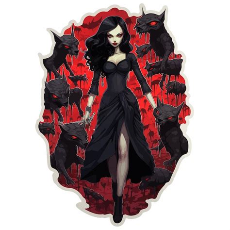 Premium Vector Witch Sticker