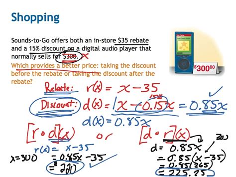 Operations With Functions Math Algebra 2 Showme