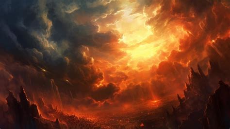 Premium Photo A Radiant Force That Fills The Sky