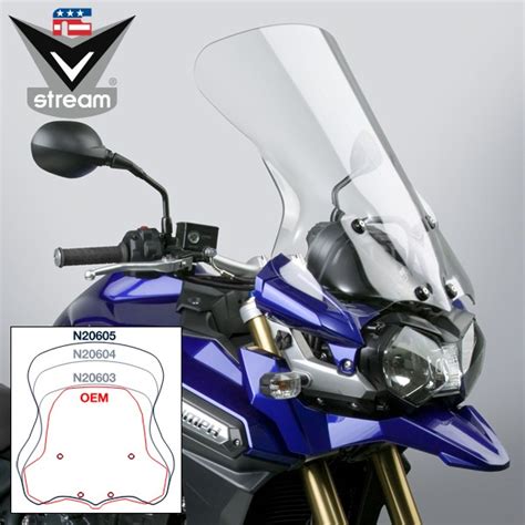 N20605 Vstream® Touring Replacement Screen For Triumph® Tiger Explorer 1200