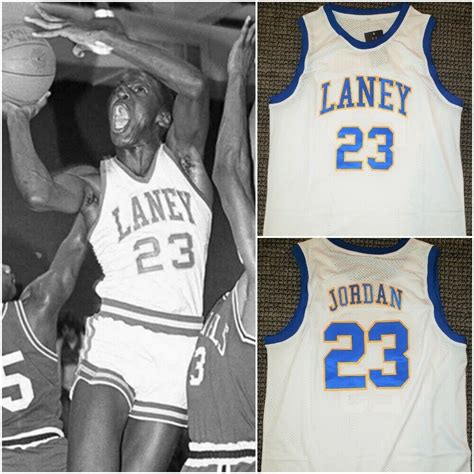 Throwback Michael Jordan Laney High School Mens Xl Replica Basketball