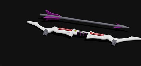 Stl File Pink Ranger Power Bow With Arrow Mighty Morphin Power Rangers