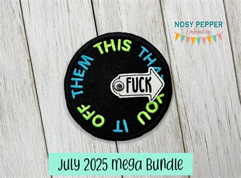 F Arrow Patch Machine Embroidery Design Digital Download Nosy Pepper Patterns