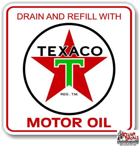 Texa19 Texaco Decal Killer Decals