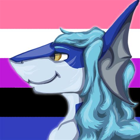 The Big Imageboard Tbib 11 Anthro Big Ears Blue Hair Bust Portrait