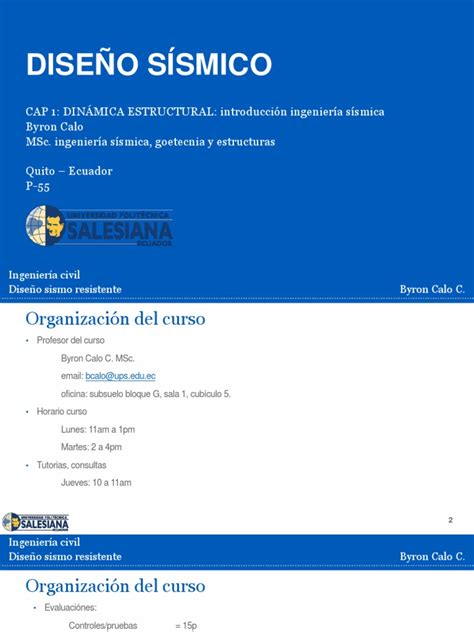 P1 Introducción Diseño Sismico Estructuras Pdf Escala De Magnitud