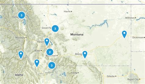 Montana State Parks Map Printable Map
