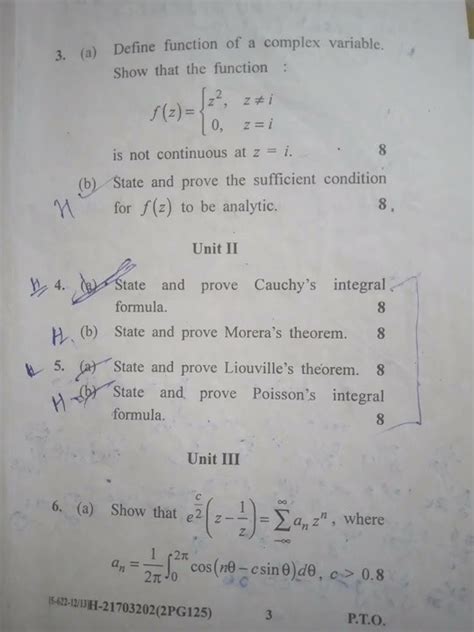 # Mathematics (m. sc)# Complex analysis (second sem)# cblu university (2022)# paper - YouTube