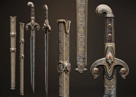 阿拉伯战士武器部分巴拉巴拉卡卡卡 站酷zcool